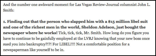 John L. Smith The Untruthful Reporter By Steve Barket Las Vegas Nevada ...